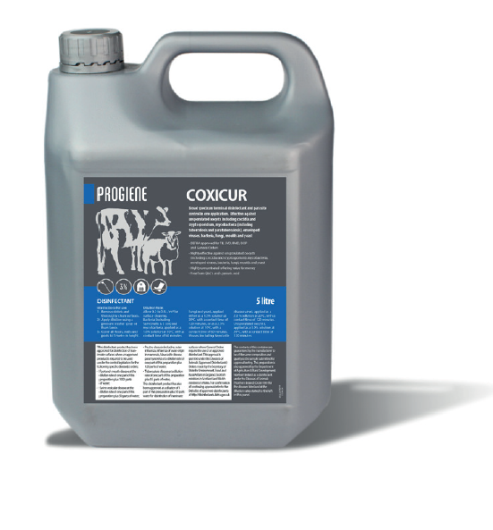 COXICUR – The DEFRA approved disinfectant of choice. - T H WHITE Dairy