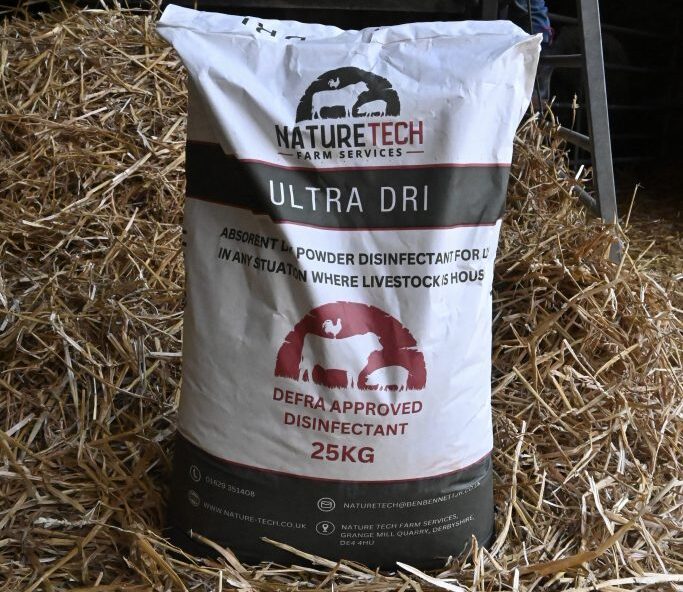Defra approved disinfectant keeps cows clean and dry - T H WHITE Dairy